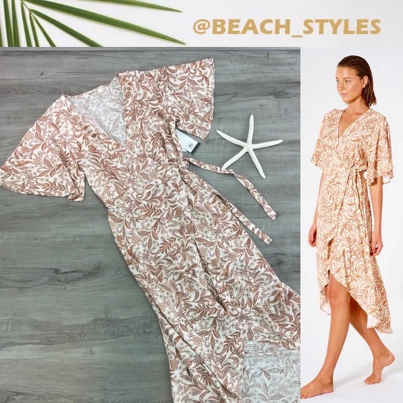 Rip Curl | Dresses | Rip Curl Lunar Tides Wrap Dress | Poshmark